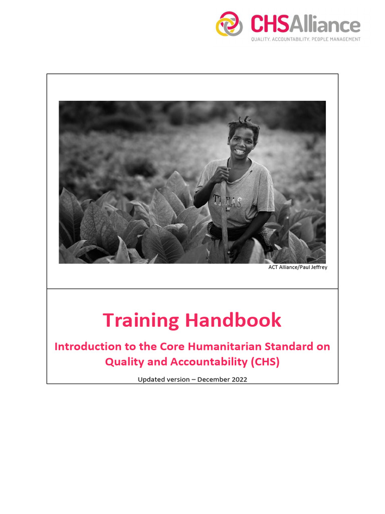 CHS Training Handbook Overview | PDF | Aids