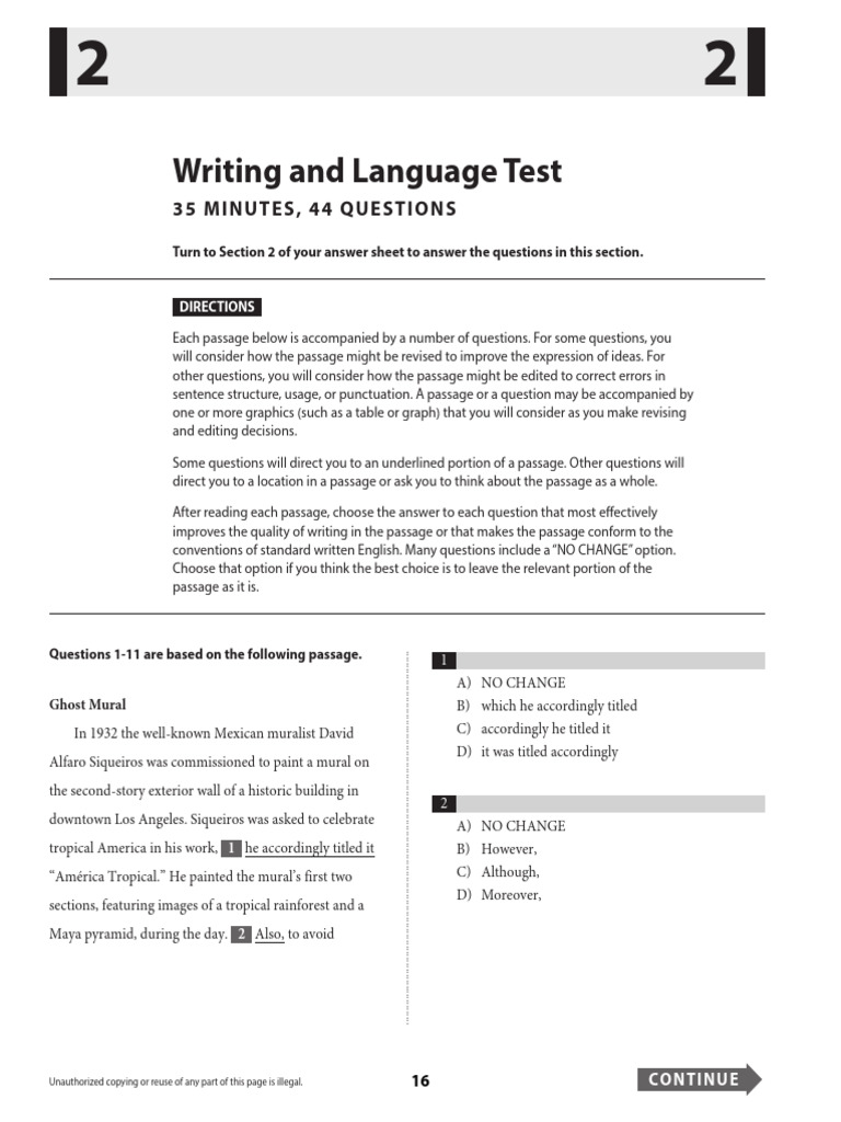 SAT Writing_4 | PDF | Organic Foods