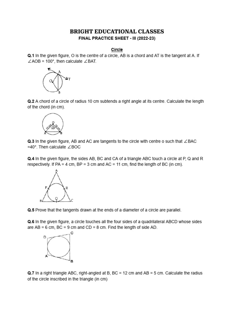 Maths Fps Iv Pdf Circle Trigonometry