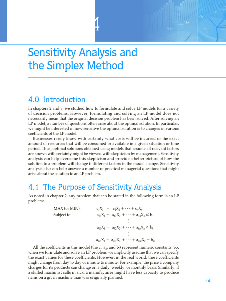LP 3 of 3 - Sensitivity Analysis | PDF | Mathematical Optimization | Profit (Economics)