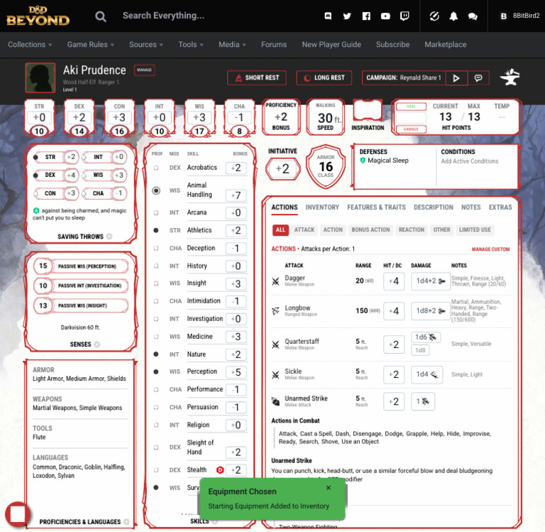 Character Builder D D Beyond Pdf