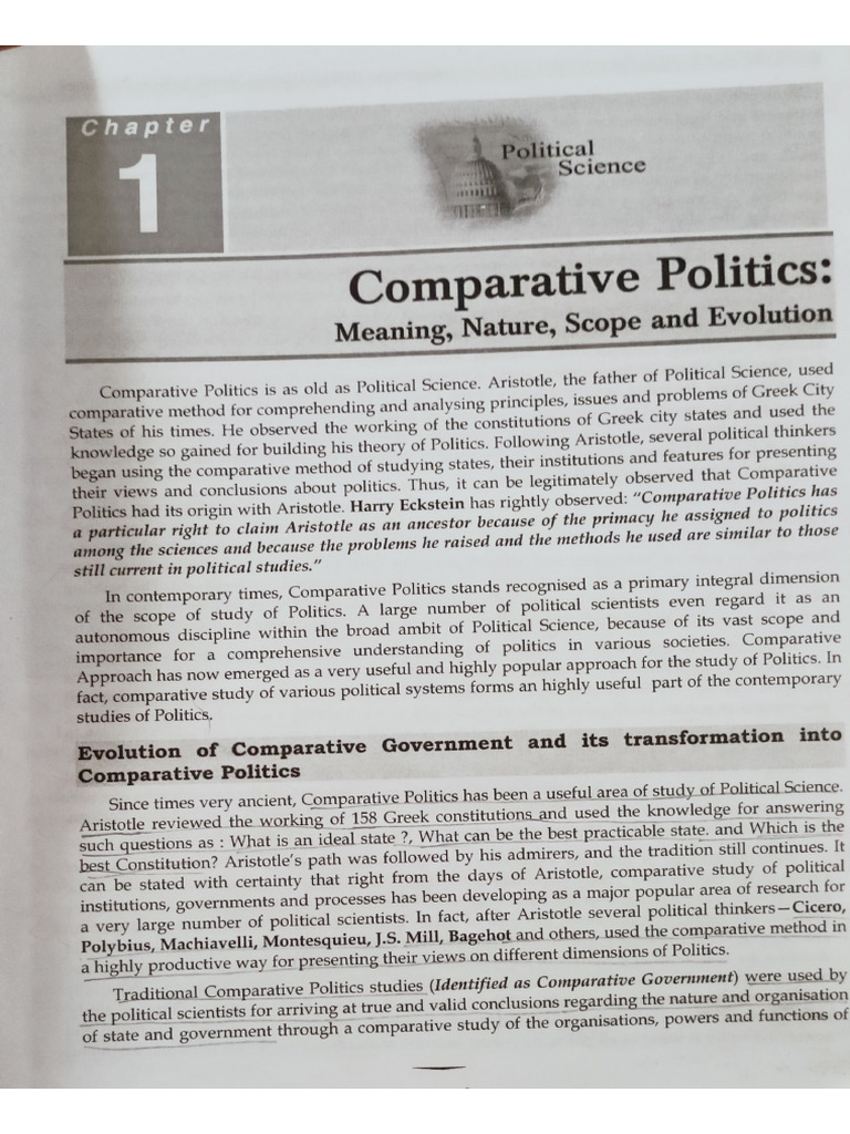 Comparative Government and Politics | PDF