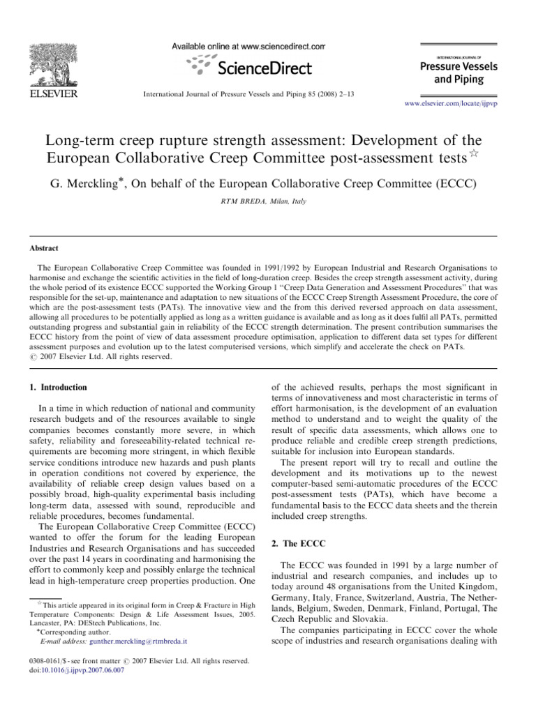 long-term-creep-rupture-strength-assessment-development-of-the-european-collaborative-creep ...
