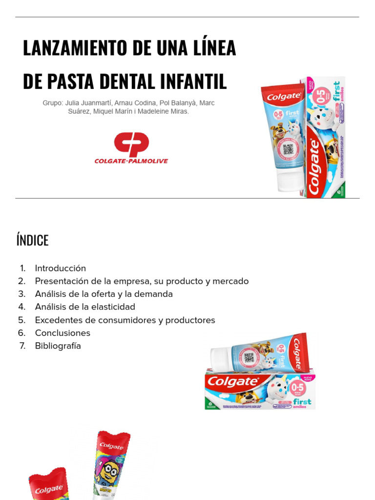 Presentación Micro Pasta Dental | PDF | Elasticidad (economía ...