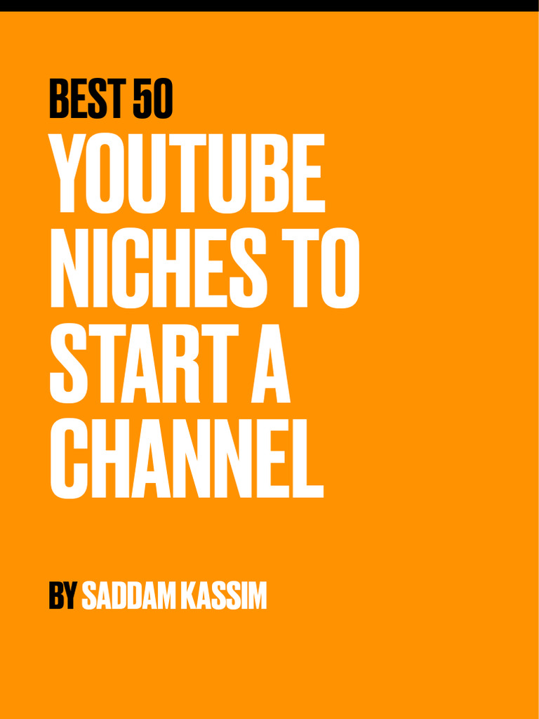 50 YouTube Niches | PDF