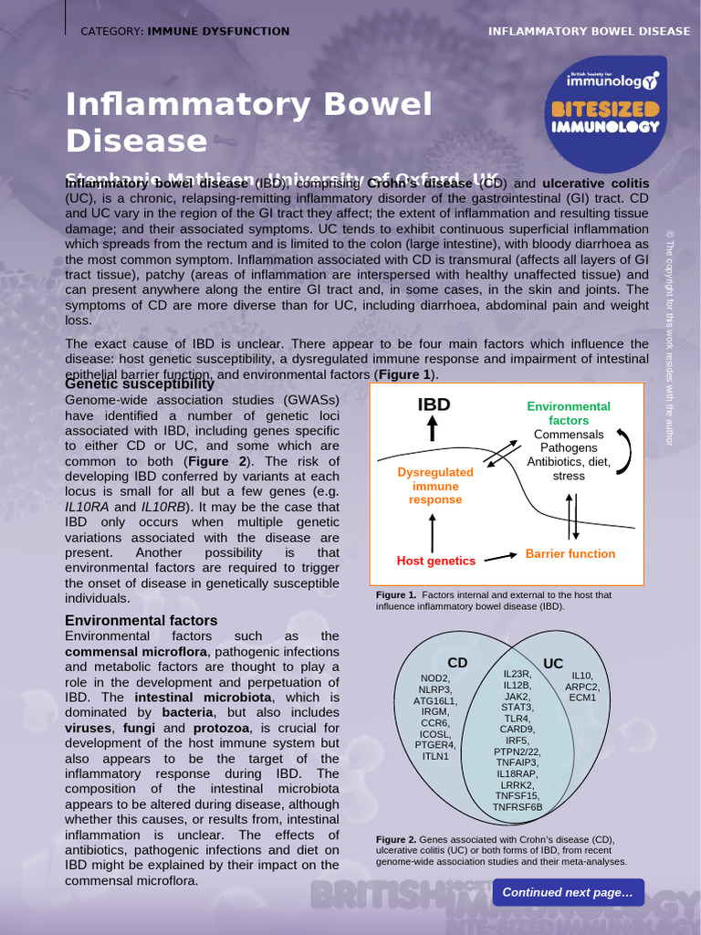 Inflammatory Bowel Disease | PDF | Inflammatory Bowel Disease ...