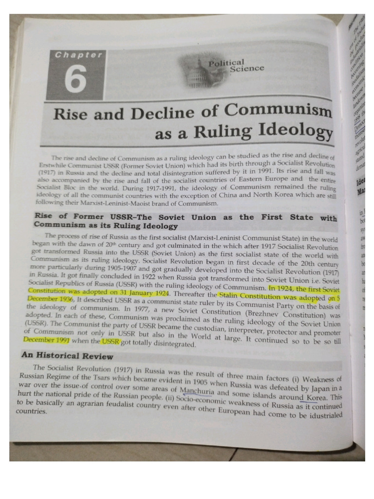 Communism Chapter | PDF