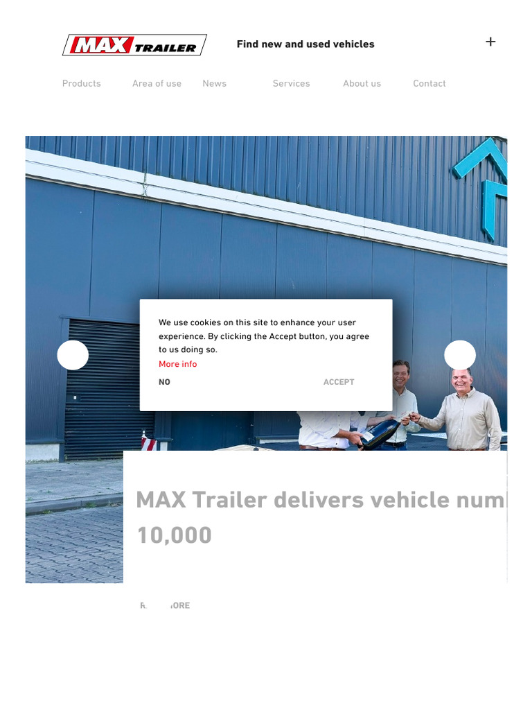 MAX Trailer Manufactures Trailers For Special and Heavy Transports ...