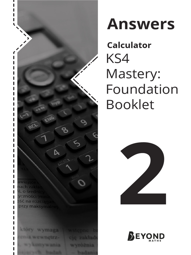 KS4 Mastery Foundation 2 - Answers - Single Pages | PDF | Significant Figures | Mathematics