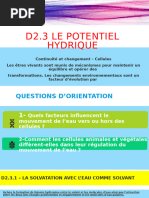 Définition du potentiel hydrique | PDF | Osmose | Liaison chimique