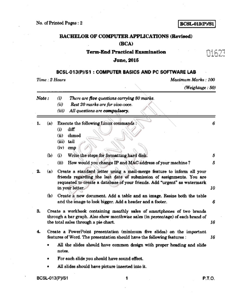 BCSL-013 - Optimize - Compressed | PDF | Computer Science | Computer Architecture