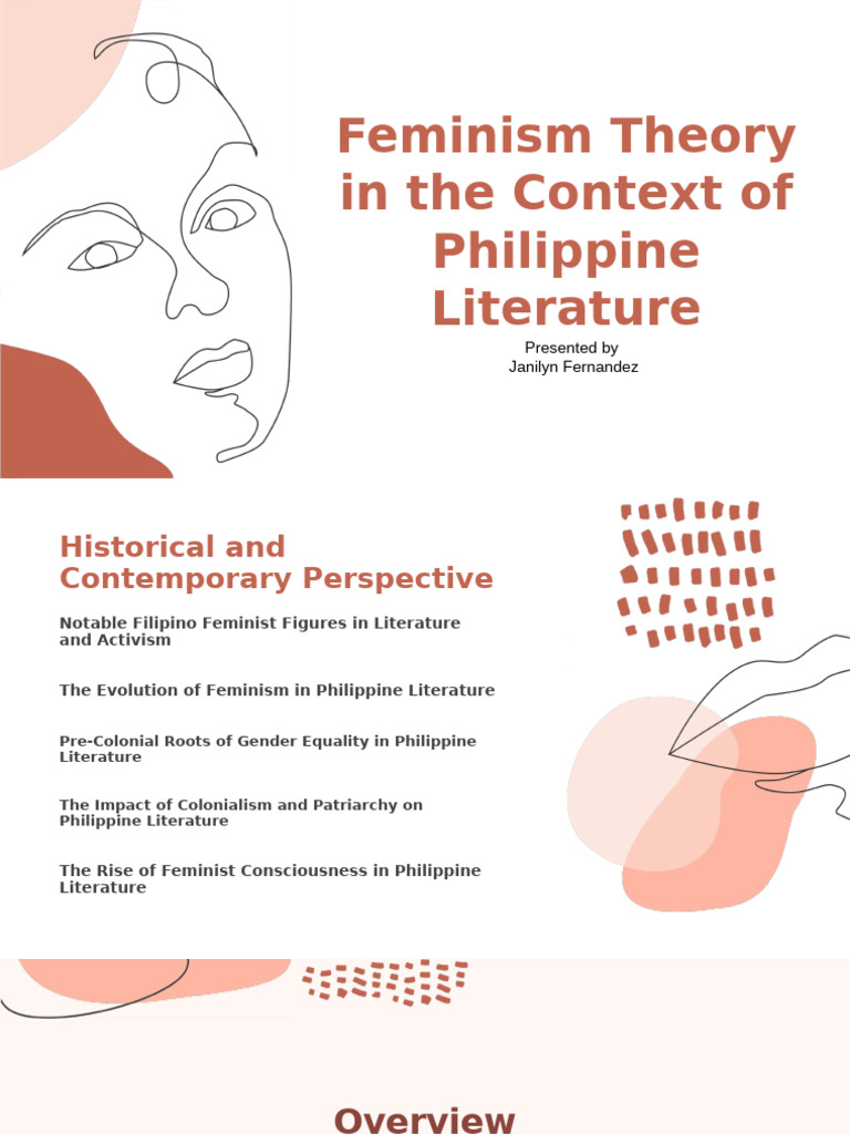 Feminism Theory in The Context of Philippine Literature | PDF | Gender Studies | Feminism