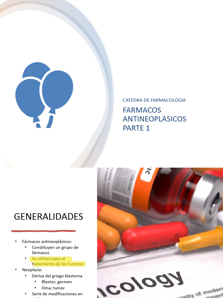 Farmacos Antineoplasicos Parte 1 | PDF | Mitosis | Ciclo celular