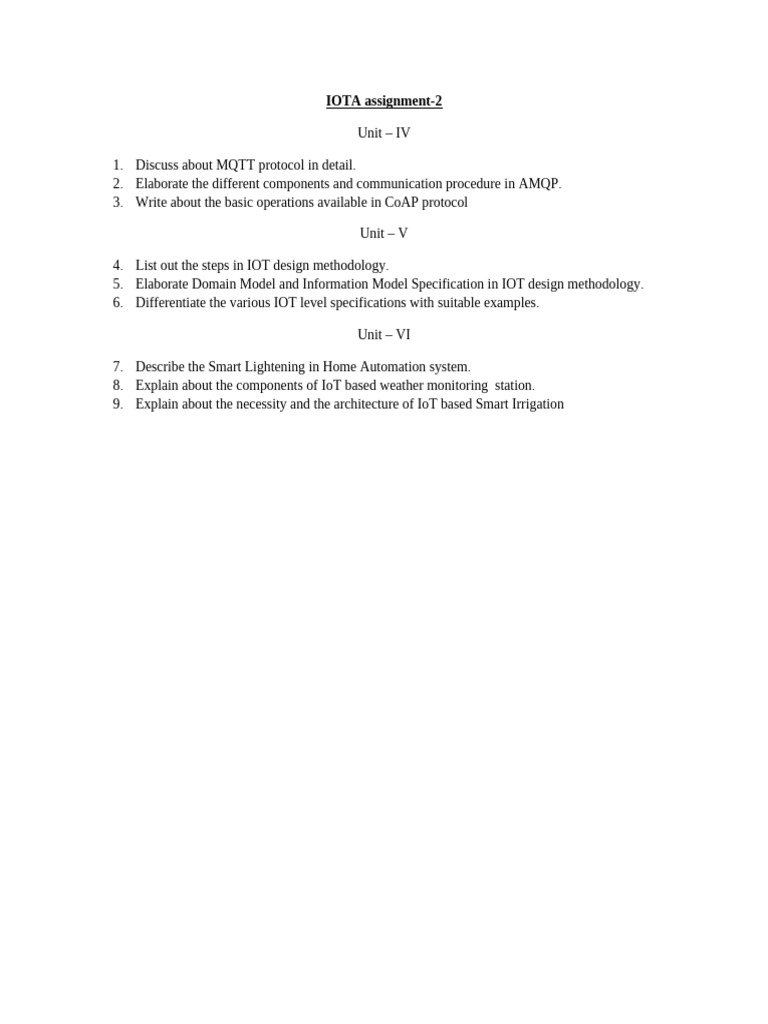 IOTA Assignment 2 | PDF