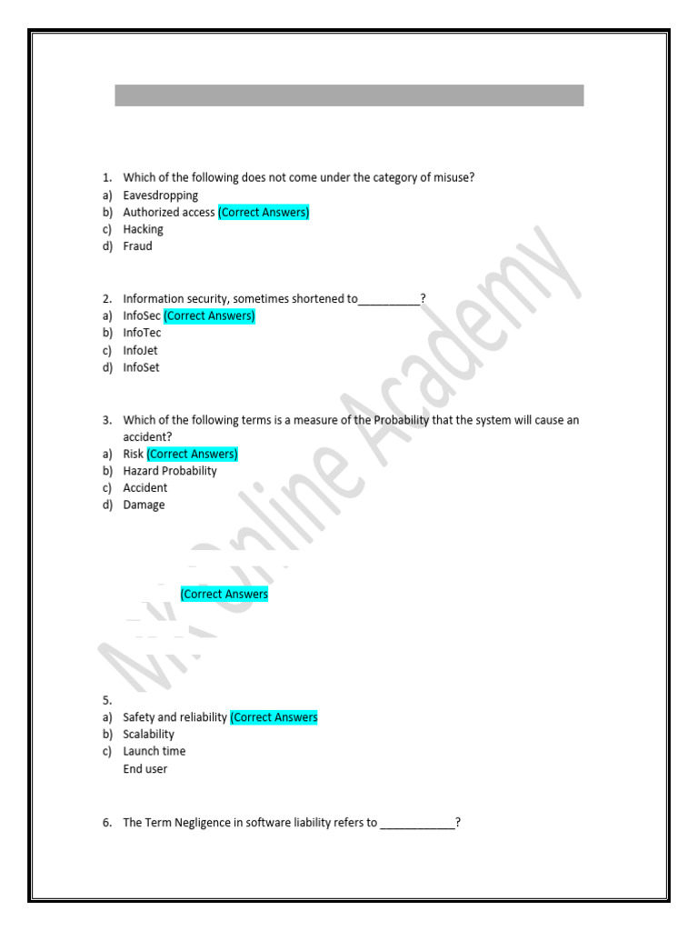 CS625 Final Current Papers by MK Online Academy | PDF | Information Security | Security Hacker