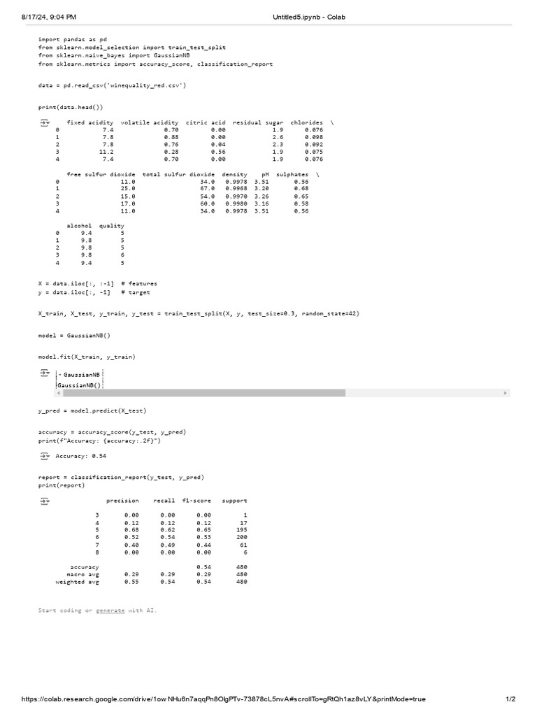 Practical04.ipynb - Colab | PDF | Acid | Chemistry