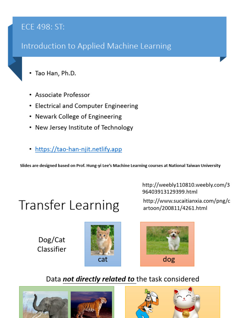 Lecture3 Transfer Learning | PDF | Machine Learning | Cognitive Science