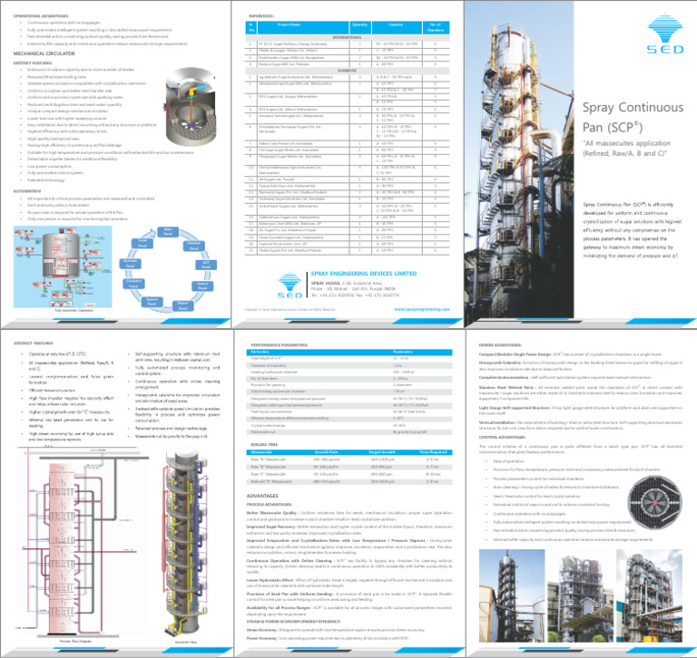 Spray -Brochure | PDF | Crystallization | Steam
