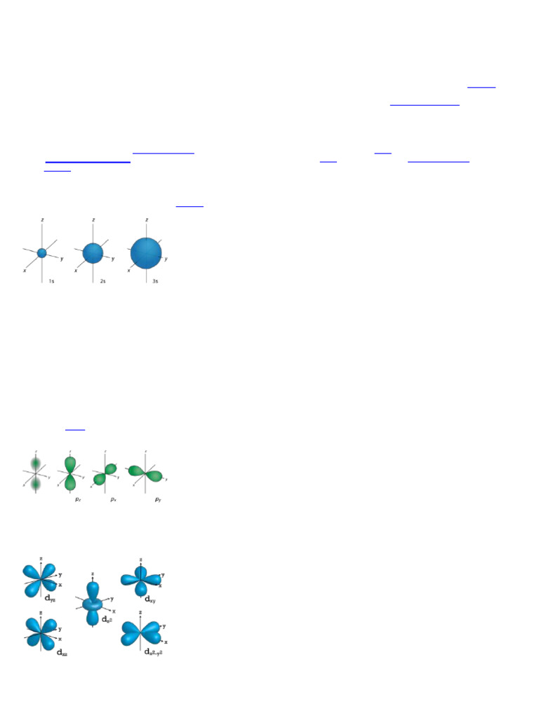 Use Quantum Numbers To Describe An Electron in | PDF | Atomic Orbital ...