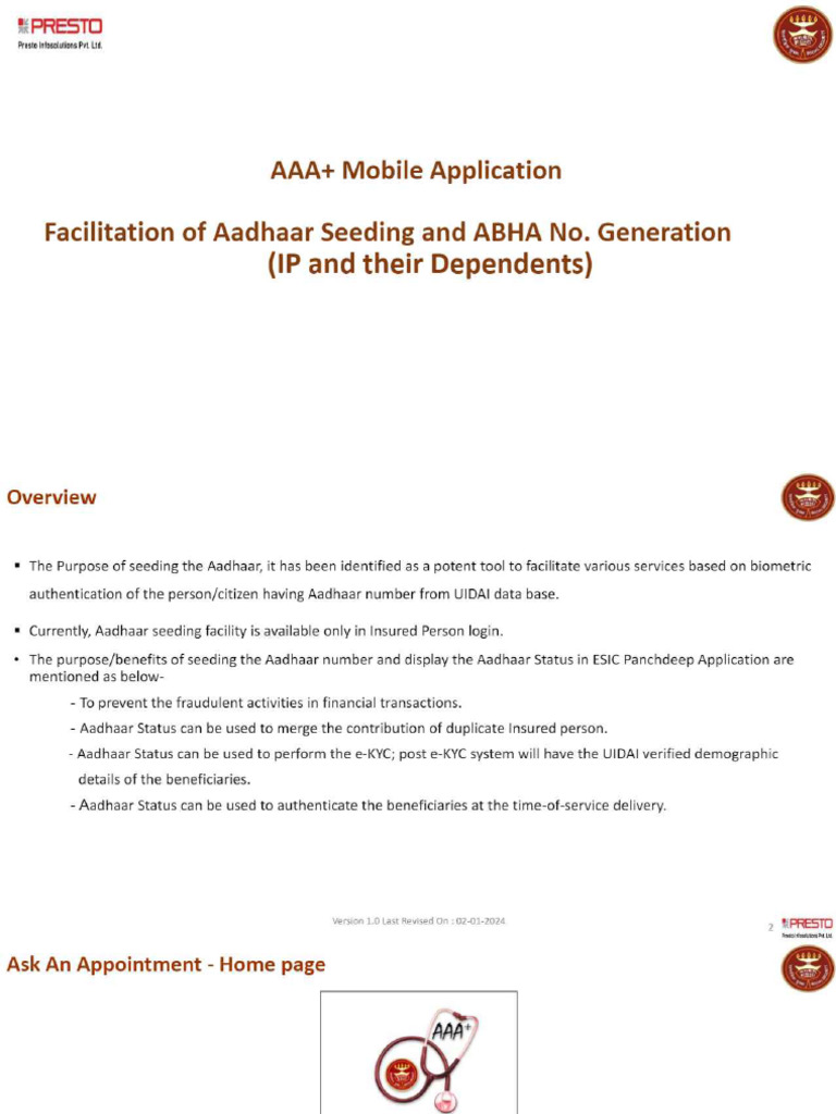 Aadhaar Seeding in Mobile App | PDF