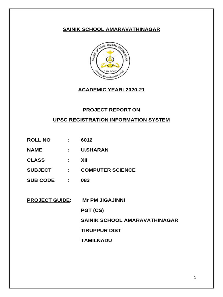 Project 1- Creating UPSC Forms | PDF | Software Testing | Computer Program