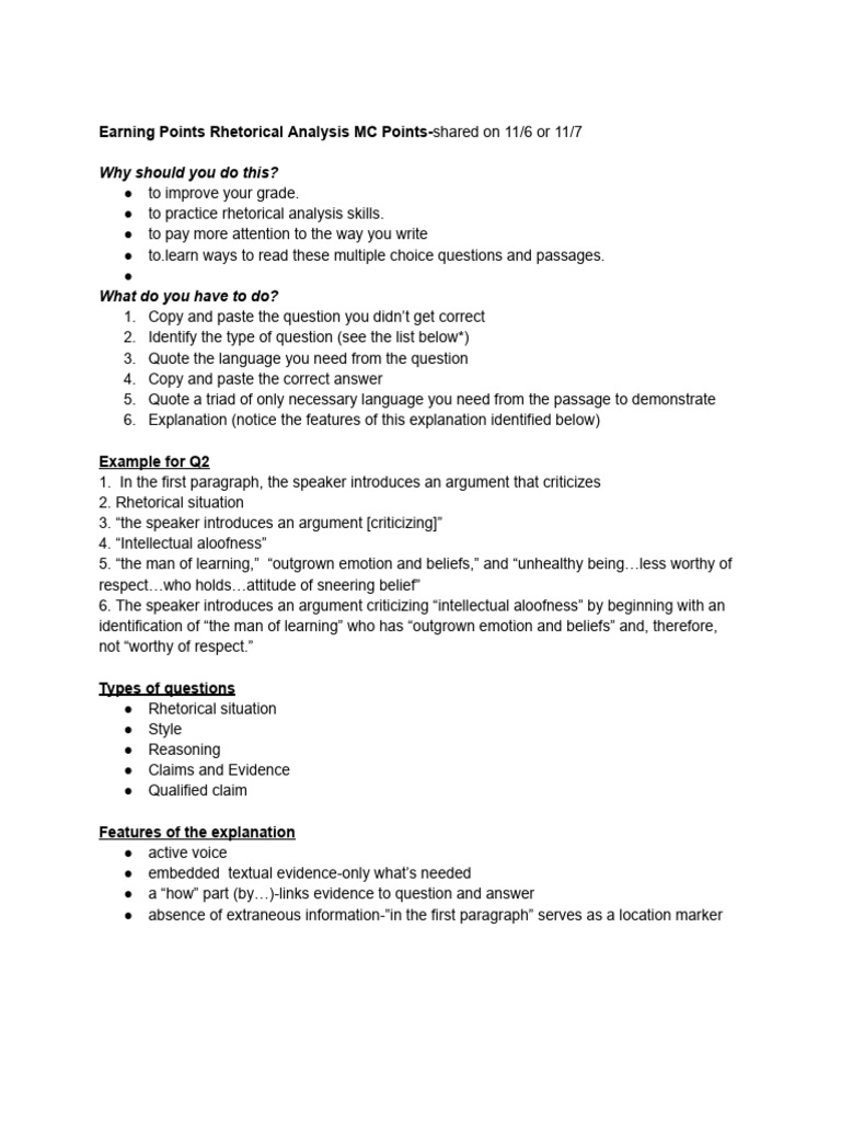 Rhetorical Analysis Practice | PDF