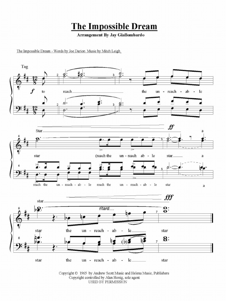 The Impossible Dream | PDF
