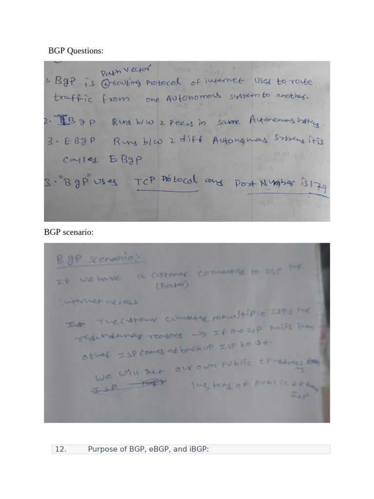 BGP | PDF | Routing | Computer Network