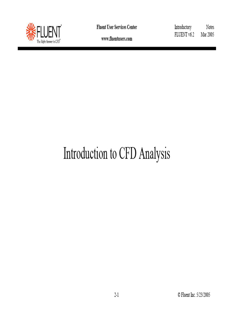 Curs Fluent | PDF | Computational Fluid Dynamics | Fluid Dynamics