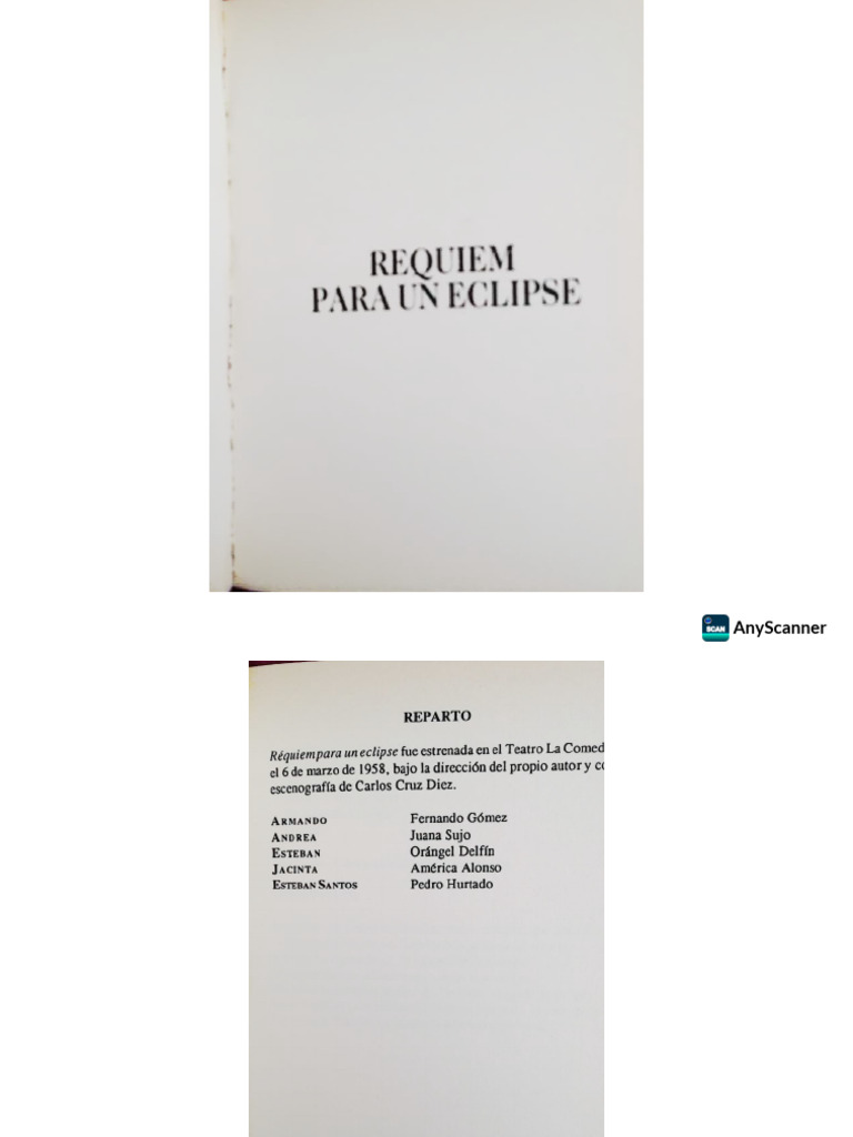 Requiem para Un Eclipse | PDF