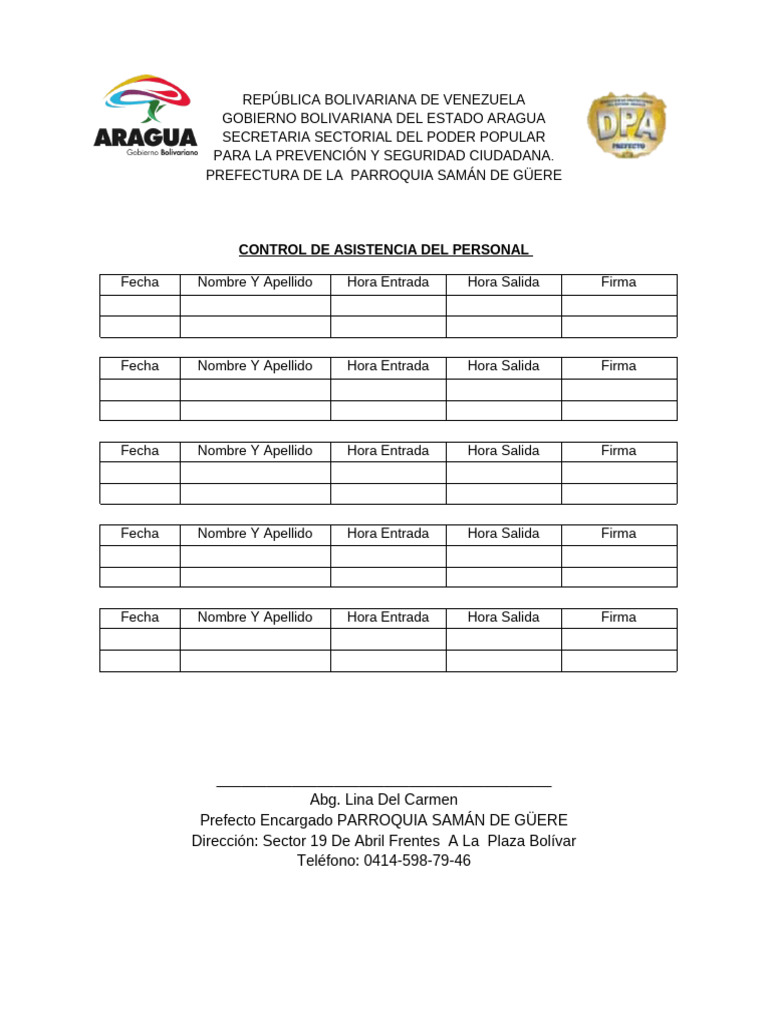 Control Asistencia | PDF