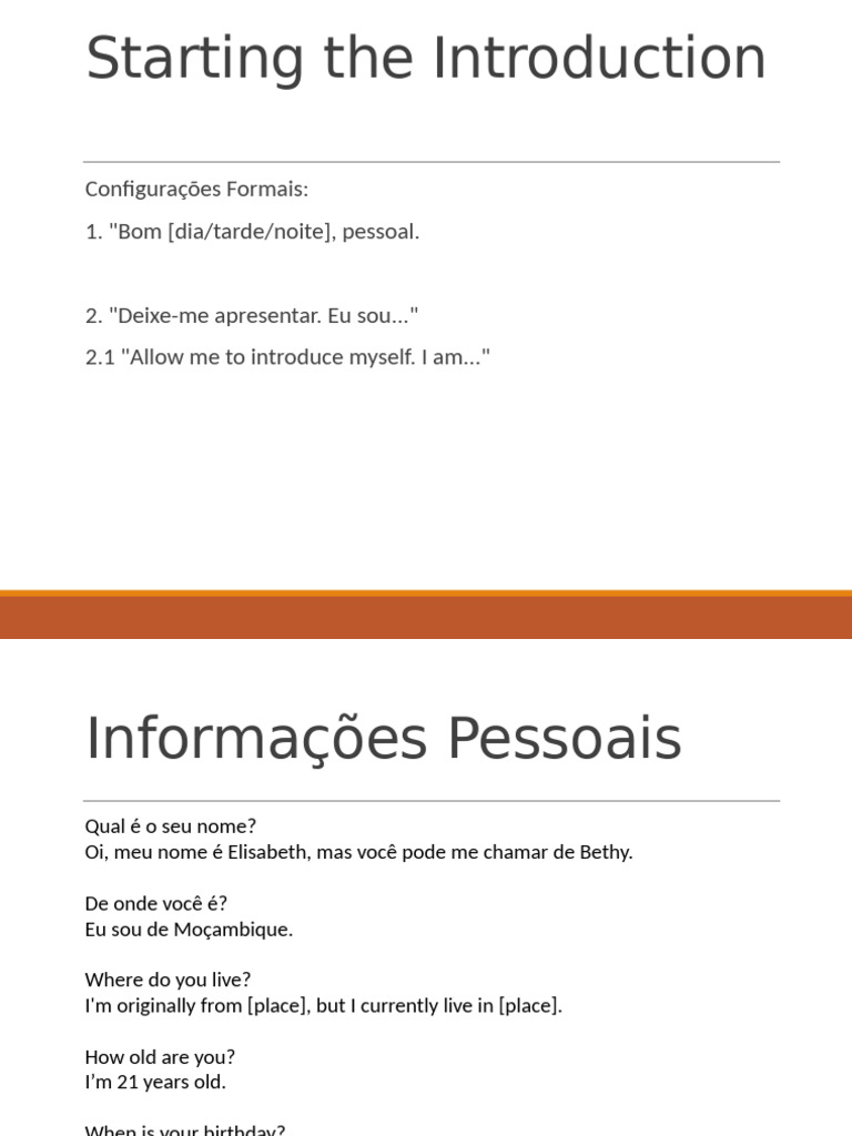 Aprendizado Introducao Nivel A1 | PDF