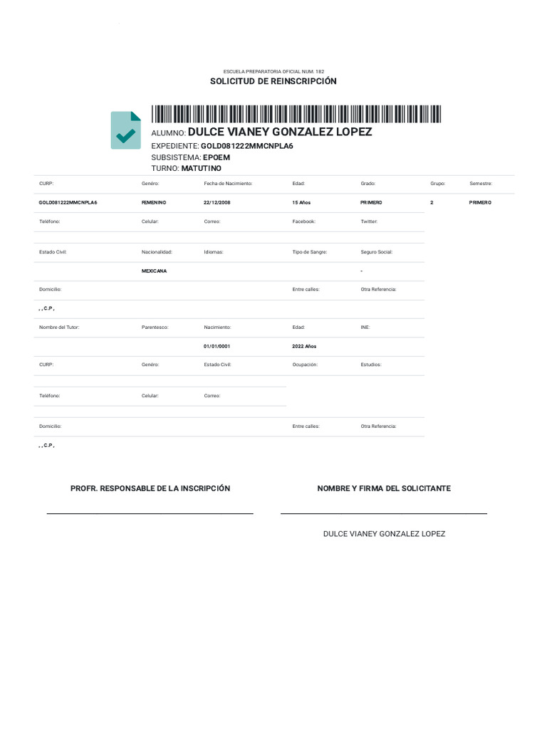 Mige - Sems Edoméx | PDF