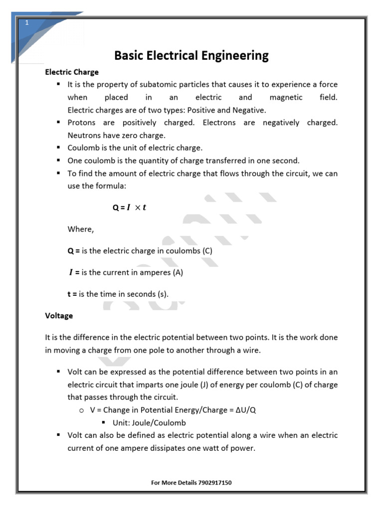 Module 2 Basic Electrical Engineering Lecture-42960883-2024-09-18-22-11 | PDF | Electromagnetic ...