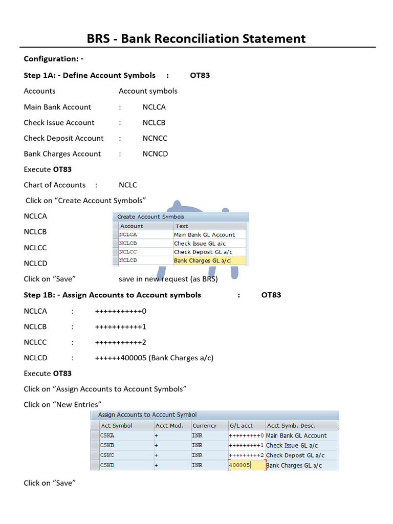 BRS | PDF | Debits And Credits | Banks