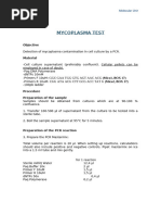 Mycostrip Tds 50 100 | PDF | Cell Culture | Mycoplasma