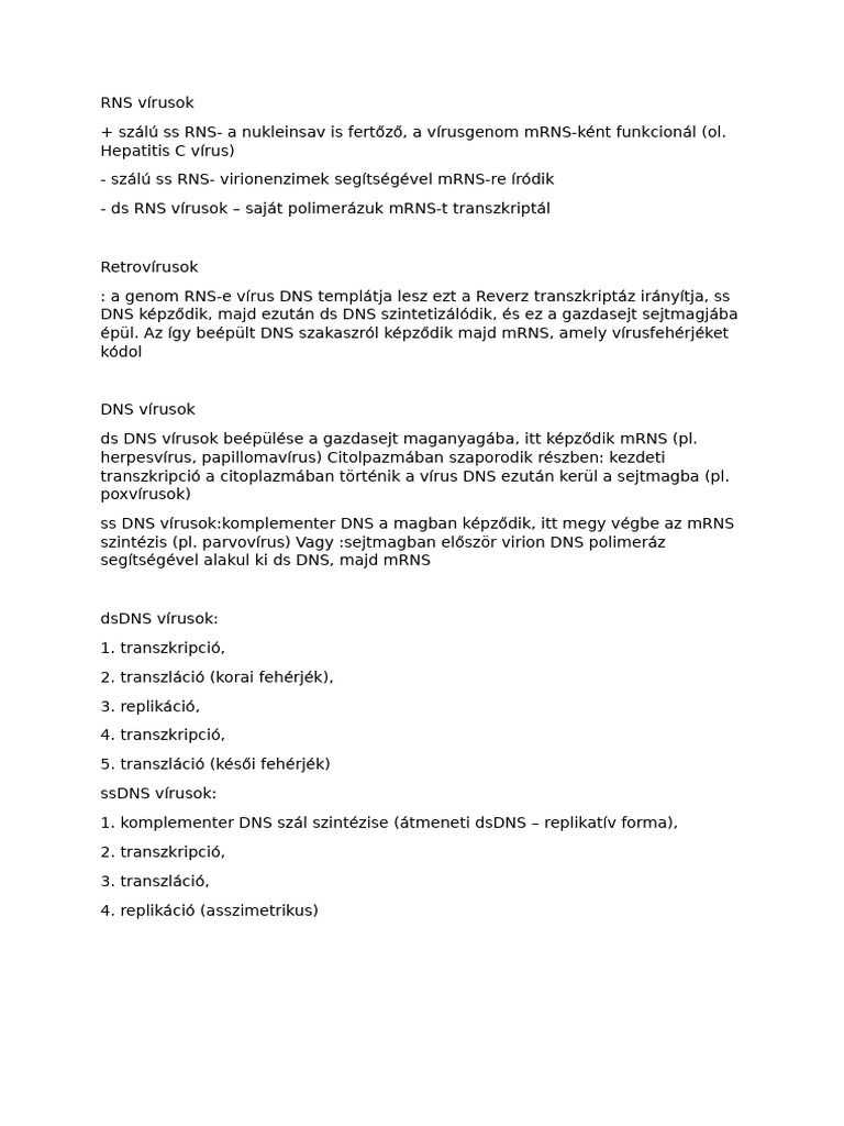 RNS Vírusok | PDF