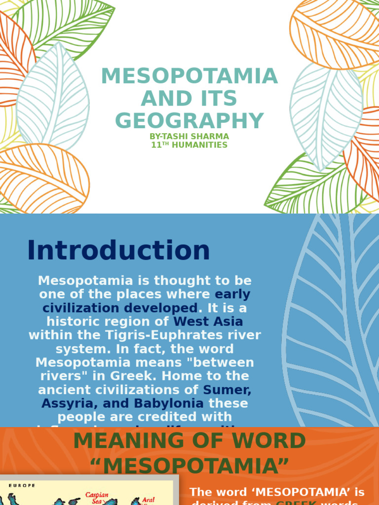 Geography and Agriculture of Mesopotamia | PDF | Mesopotamia | Euphrates
