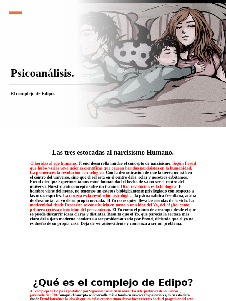 PsicoanÃ¡lisis El Complejo de Edipo | PDF | Complejo de Edipo | Sigmund ...
