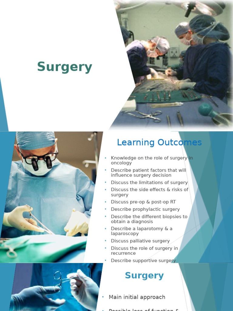 Surgery | PDF | Biopsy | Surgery