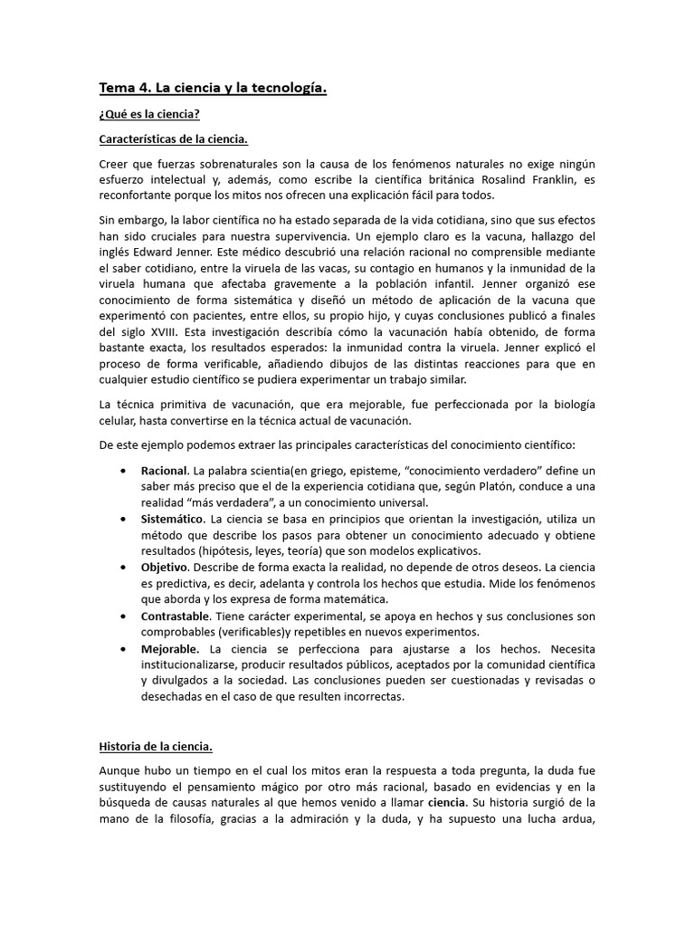 Tema 4 | PDF | Hipótesis | Teoría