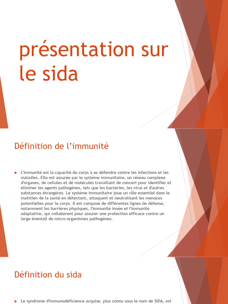 Comprendre le VIH/SIDA et son diagnostic | PDF | SIDA | Système immunitaire
