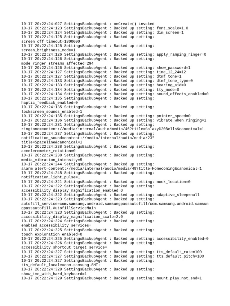 Settings Provider | PDF | Software | Computing