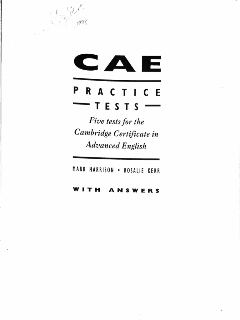 CAE-Use - Old | PDF