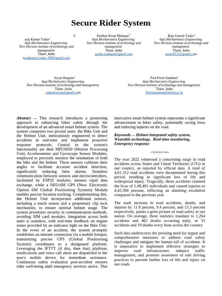 IEEE Paper Format Template | PDF | Global Positioning System ...