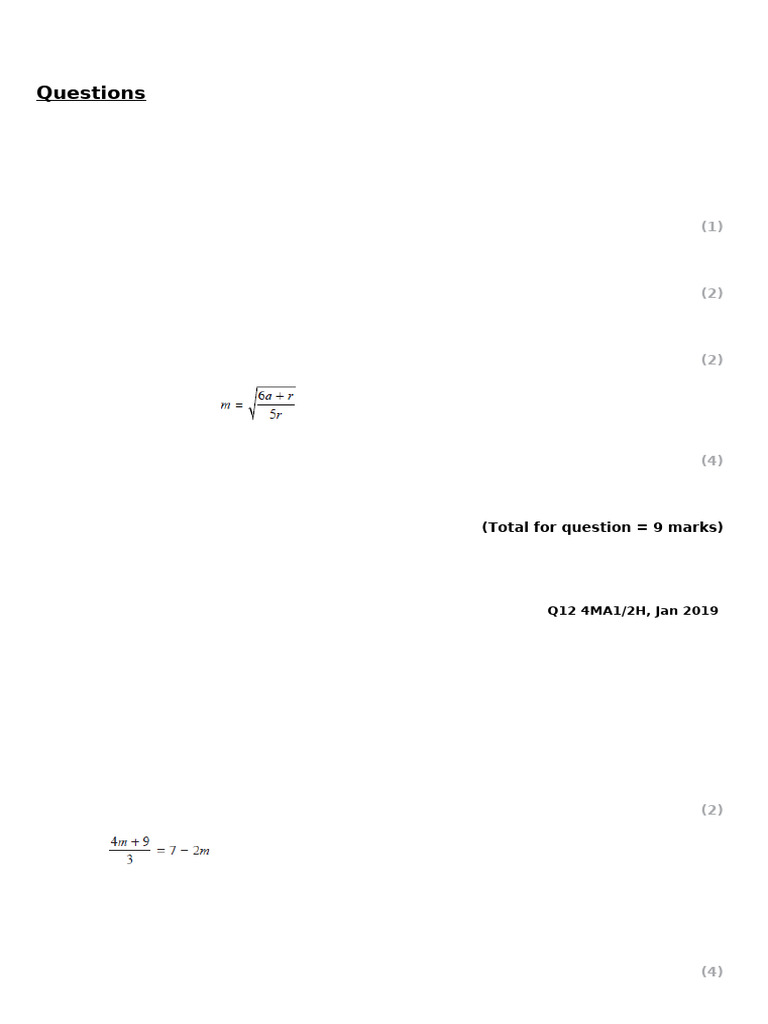 Algebraic Fractions | PDF | Factorization | Division (Mathematics)