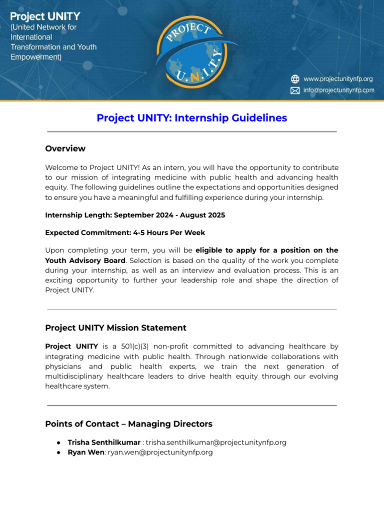 Intern Guidelines | PDF | Human Communication