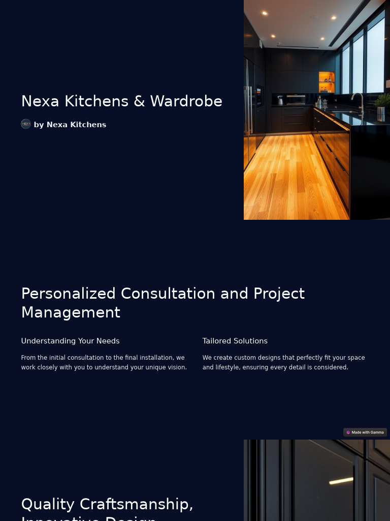 Nexa Kitchens and Wardrobe | PDF