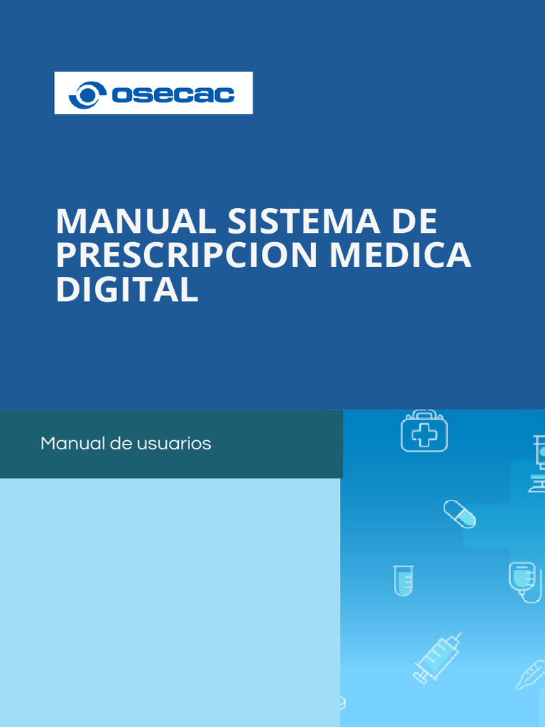 Manual De Prescripción Médica Digital Pdf Prescripción Médica