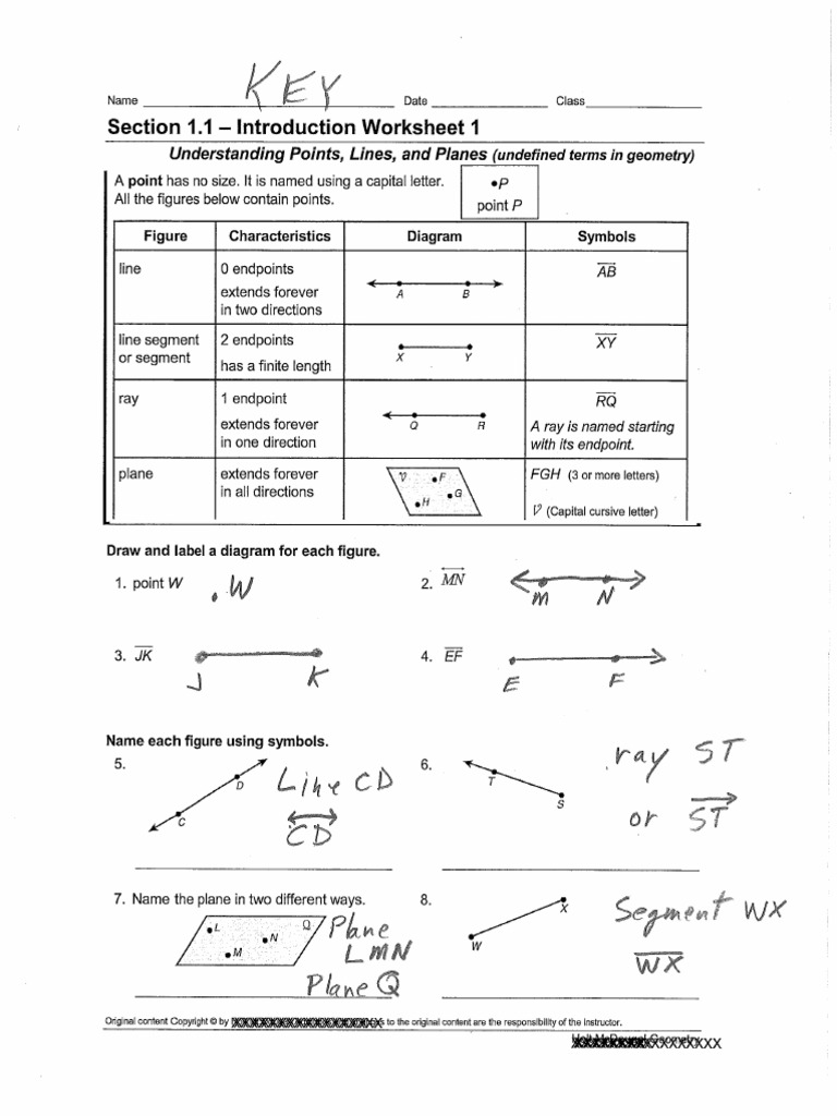 1-1 Answer Key_122147 | PDF